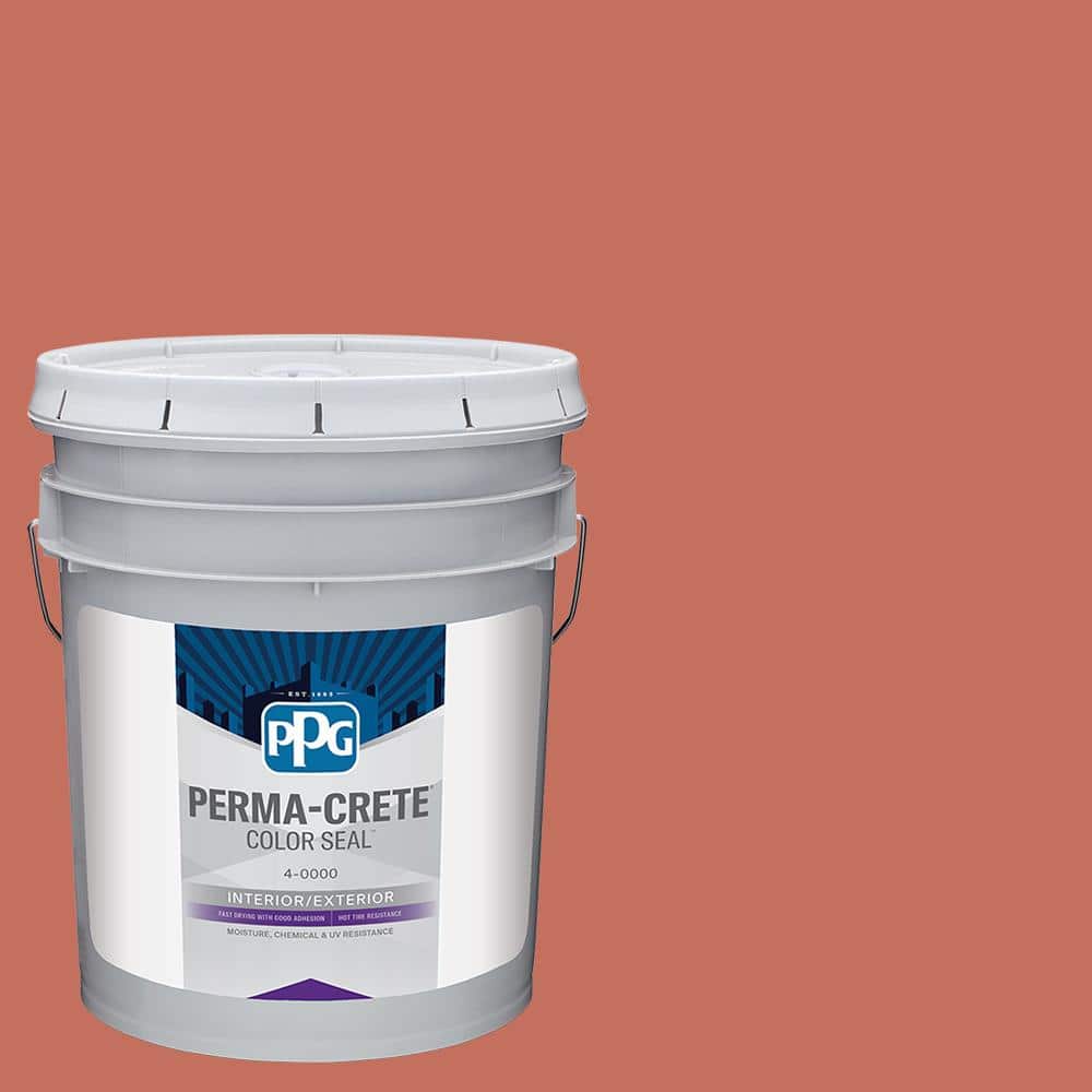 Reviews for Perma-Crete Color Seal 5 gal. PPG1191-6 Cajun Spice Satin ... Reviews for Perma-Crete Color Seal 5 gal. PPG1191-6 Cajun Spice Satin ...