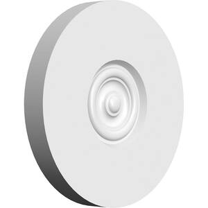 Ekena Millwork 1 in. x 8 in. x 8 in. PVC Standard Grayson Bullseye ...