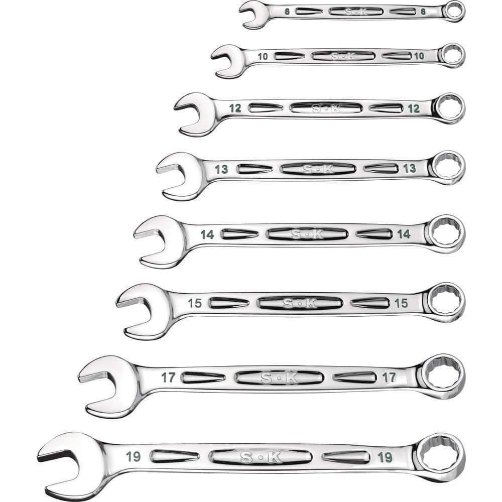 SK SK01366 Metric Combination Wrench Set (8-Piece) SK01366 - The Home Depot