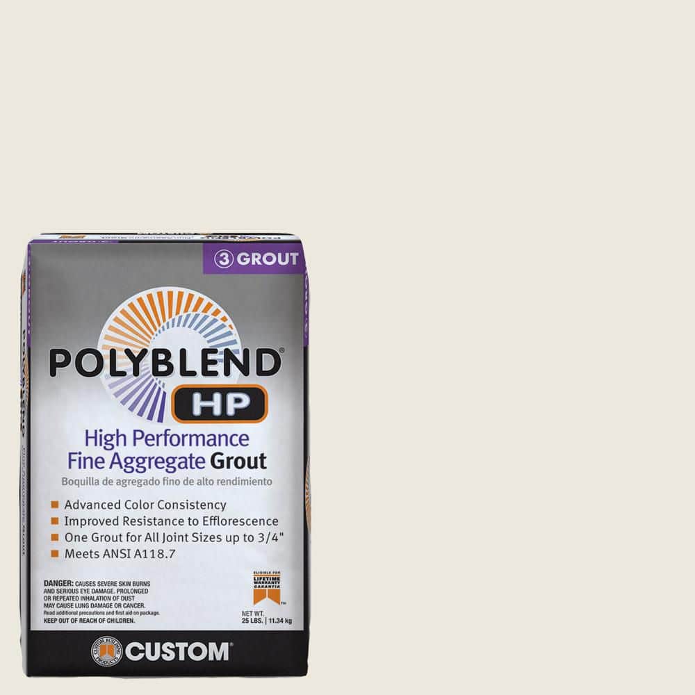 Custom Building Products Polyblend HP #381 Bright White 25lb High ...