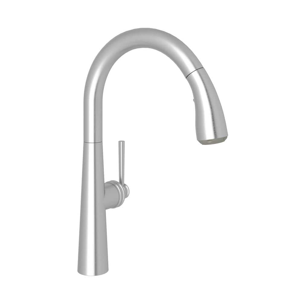 ROHL Modern Lux Single-Handle Pull-Down Sprayer Kitchen Faucet in ...