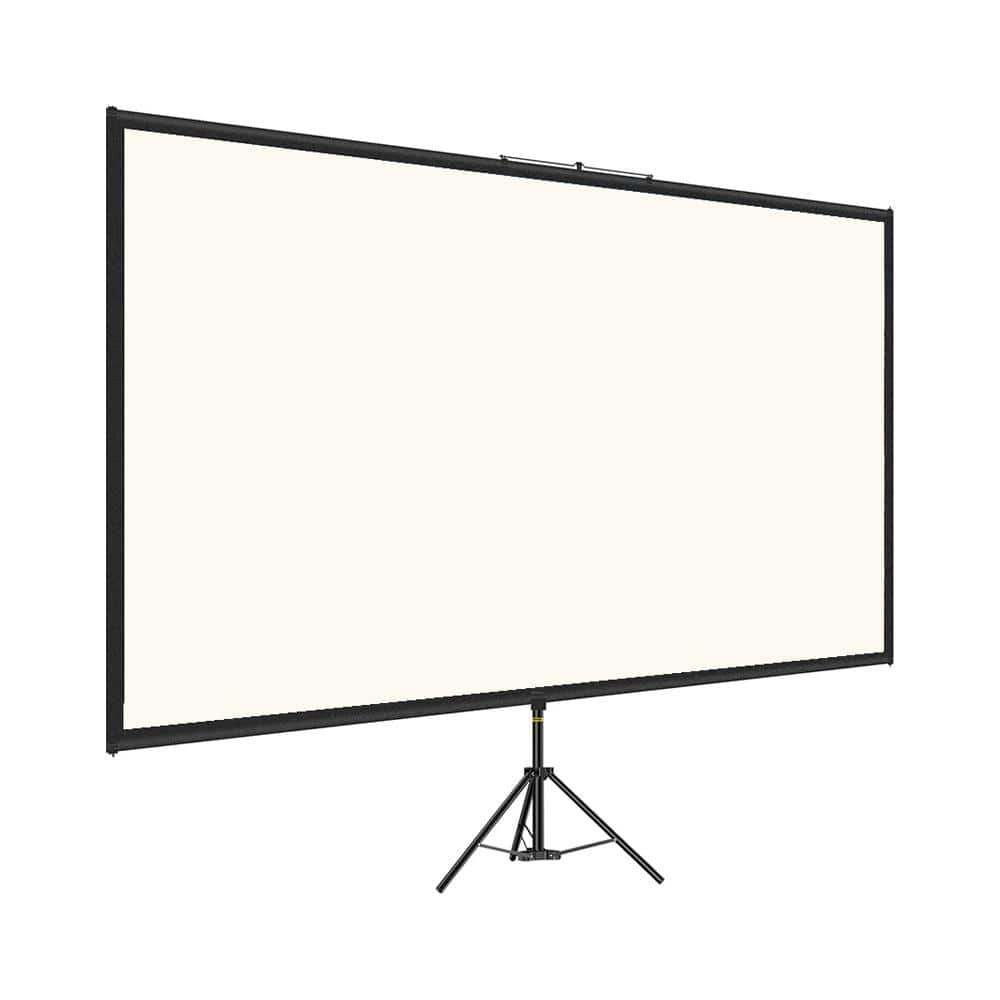 Lukyamzn 60 in. Portable Projector Screen with Stand, 16:9 Ratio, 4K HD ...
