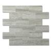 Yipscazo Subway Collection Wood Gray 12 in. x 12 in. PVC Peel and Stick Tile (5 sq. ft./5-Sheets ...