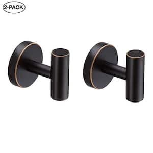 WISBEAM Knob Hooks Robe/Towel Hook 2.25 in Bronze 8-Pack 8B02095-ORB - The Home Depot