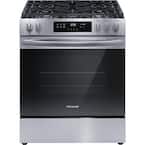 Frigidaire 30 in. 5 Burners Slide-In Front Control Self-Cleaning Gas ...