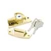 First Watch Security Polished Brass Metal Keyed Alike Window Sash Lock ...