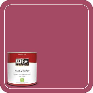 BEHR PREMIUM PLUS 8 oz. #120D-5 Glazed Raspberry Semi-Gloss Interior ...