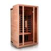Vanity Art 2-Person Extendable Indoor FAR Infrared Sauna Bluetooth ...