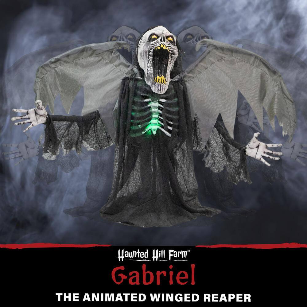 Buy 29.5 in. Gabriel the Animated Winged Reaper, Indoor or Covered ...