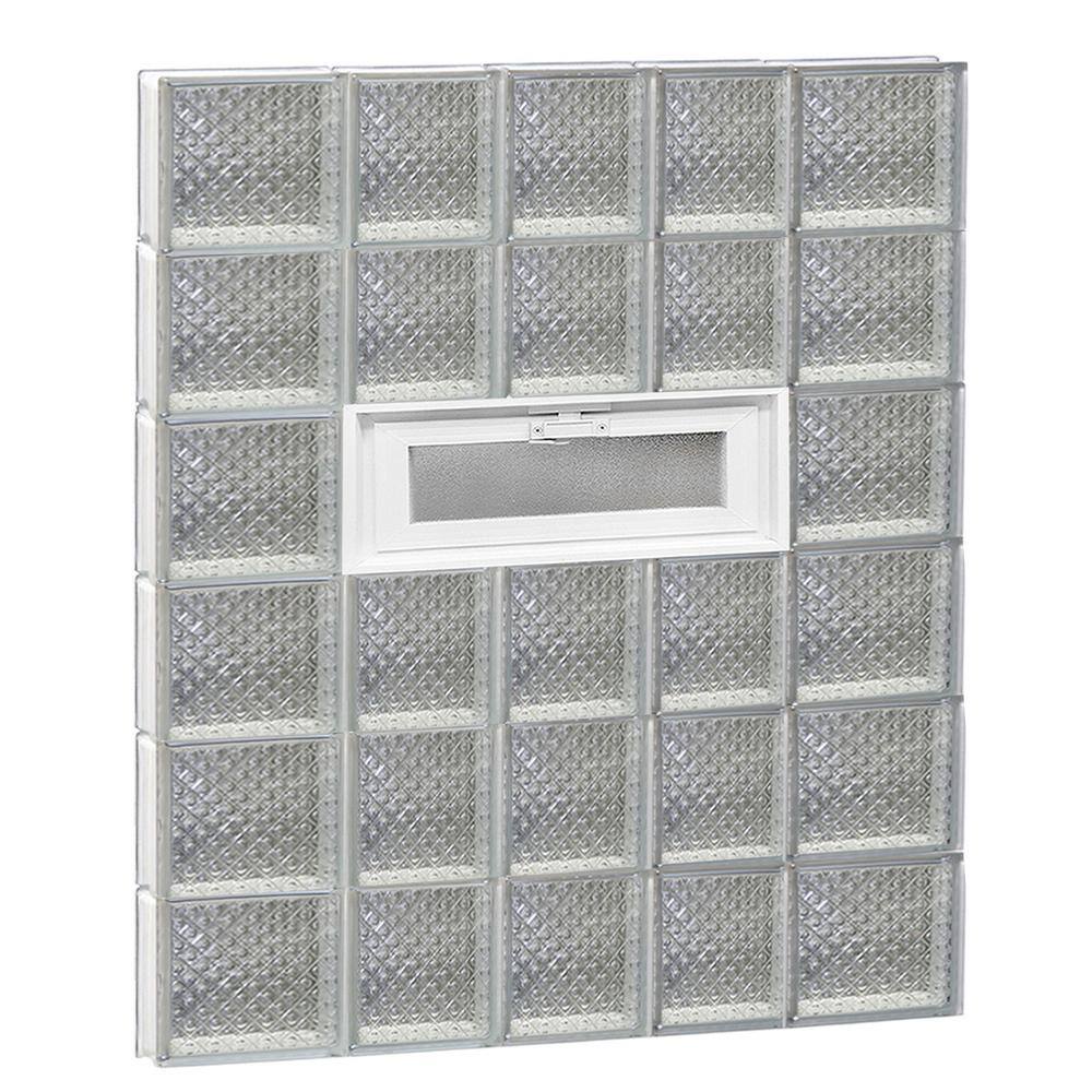Clearly Secure 32.75 in. x 46.5 in. x 3.125 in. Frameless Diamond ...