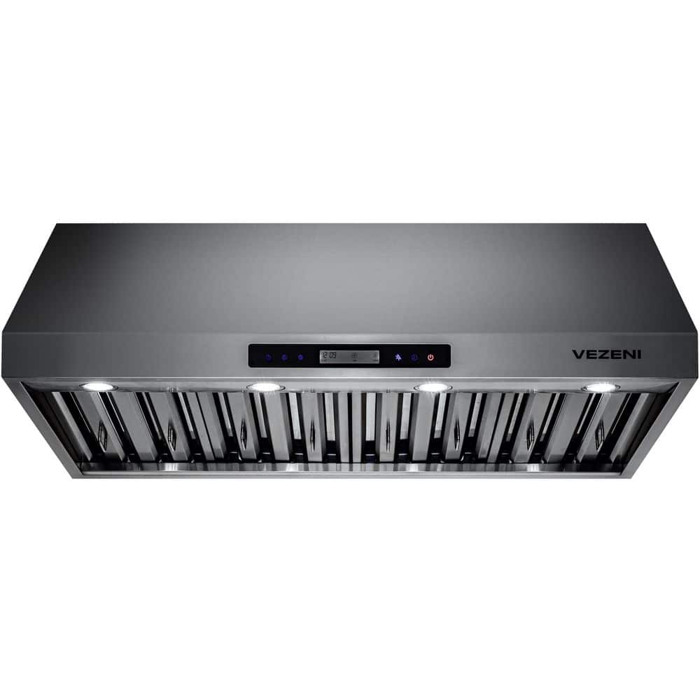 VEZENI Professional 30 in. Ducted Wall Mount Range Hood, Touch Controls ...