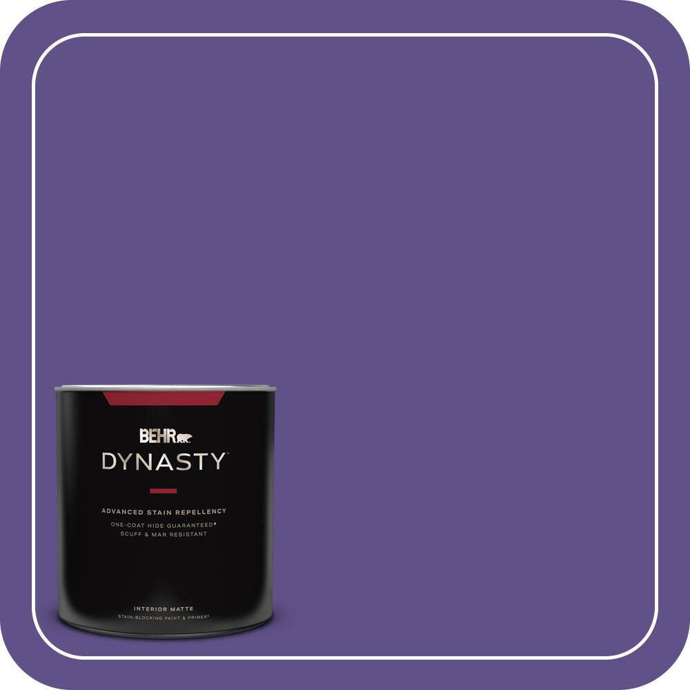 BEHR DYNASTY 1 qt. #P560-7 Kings Court Matte Interior Stain-Blocking ...