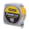 Stanley 12 ft. PowerLock Tape Measure w/ Decimal Scale 33-272 - The ...