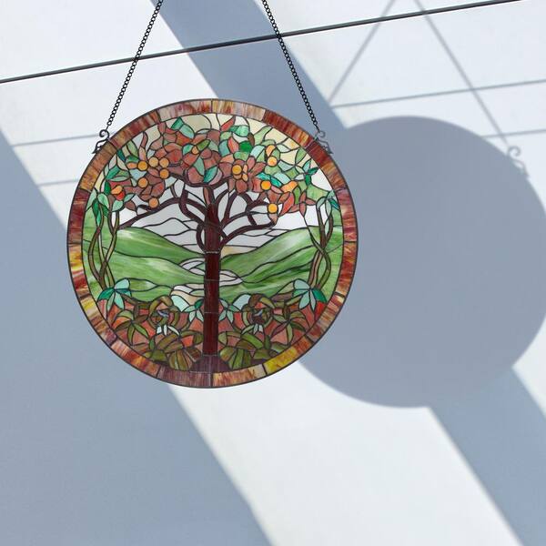 Tree Of Life Stained Glass Panel