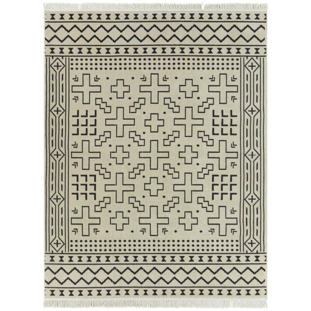 BALTA Ochoa Cream 5 ft. x 7 ft. Geometric Area Rug 3100895 - The Home Depot