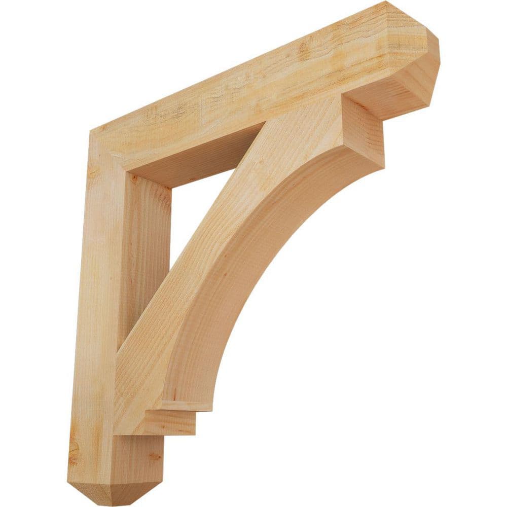 Ekena Millwork 6 in. x 36 in. x 36 in. Douglas Fir Imperial Craftsman ...