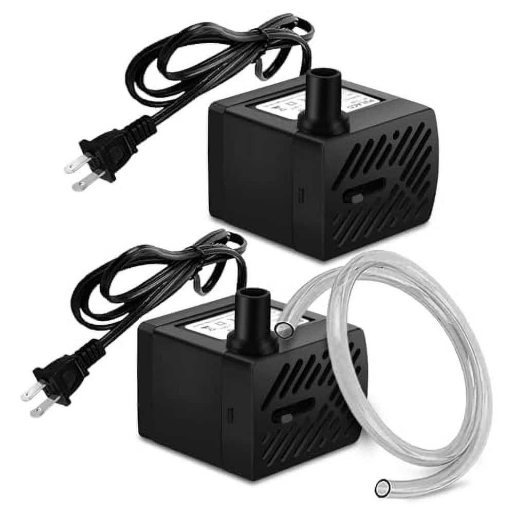 Mini Submersible Water Pump Ultra Quiet Adjustable Flow for Aquarium ...