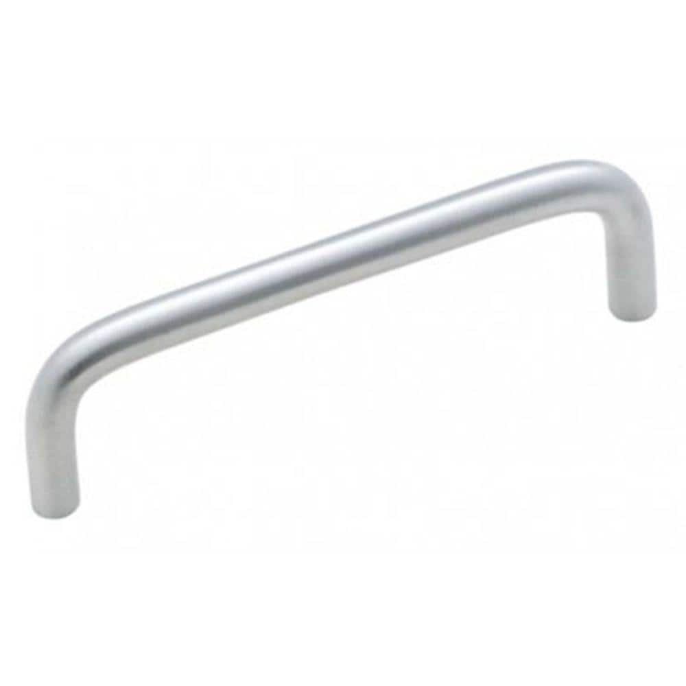 Amerock Wire Pulls 3-3/4 in. (96mm) Modern Brushed Chrome Arch Cabinet ...