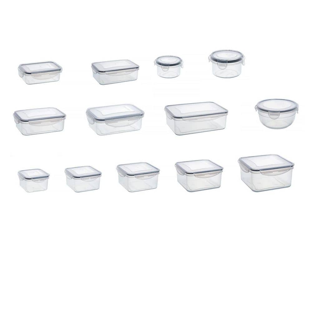Numhew 26-Piece Food Storage Containers with Lids Airtight, Reusable ...