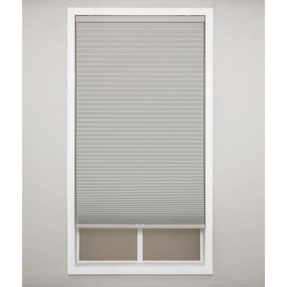 Eclipse Gray Cloud Cordless Blackout Polyester Cellular Shades - 35.5 ...