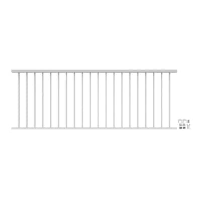Barrette Outdoor Living VersaRail Cambridge 36 in. White Aluminum Gate ...