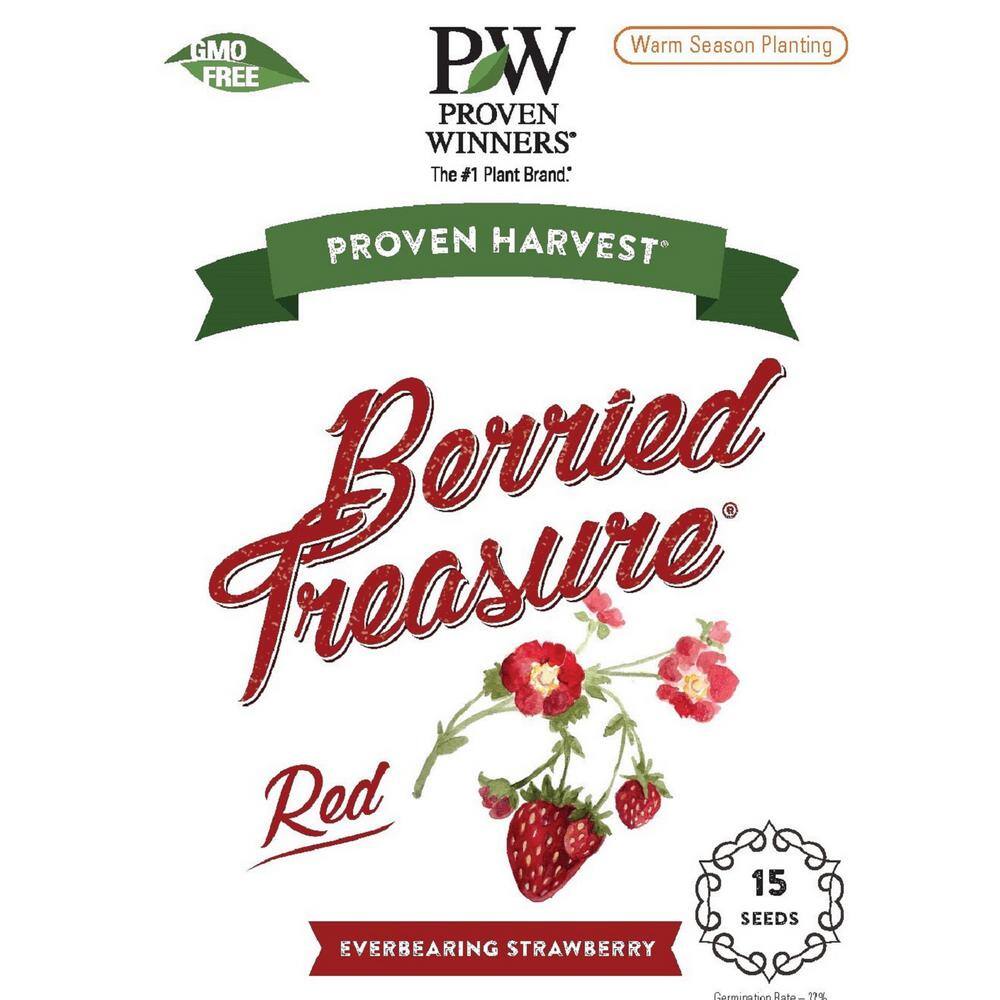 PROVEN WINNERS 15-Count Seeds Berried Treasure Red- Strawberry ...