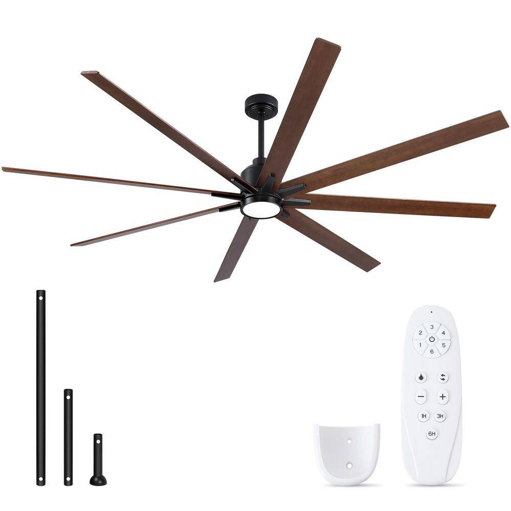 Have a question about YUHAO Charm 84 in. Indoor Solid Wood Blades Black ...