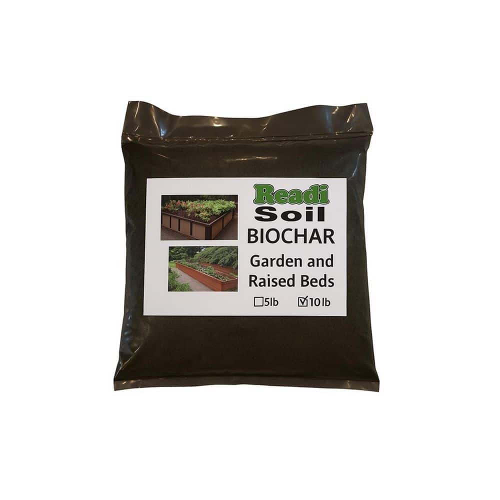 Readi Soil 10 lbs. Biochar Organic Garden and Raised Bed Blend, Soil Amendment BCGB10 - The Home ...