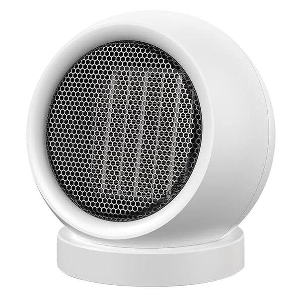 Etokfoks 600-Watt 5.6 in. Portable Electric Desktop Heater, PTC Ceramic ...