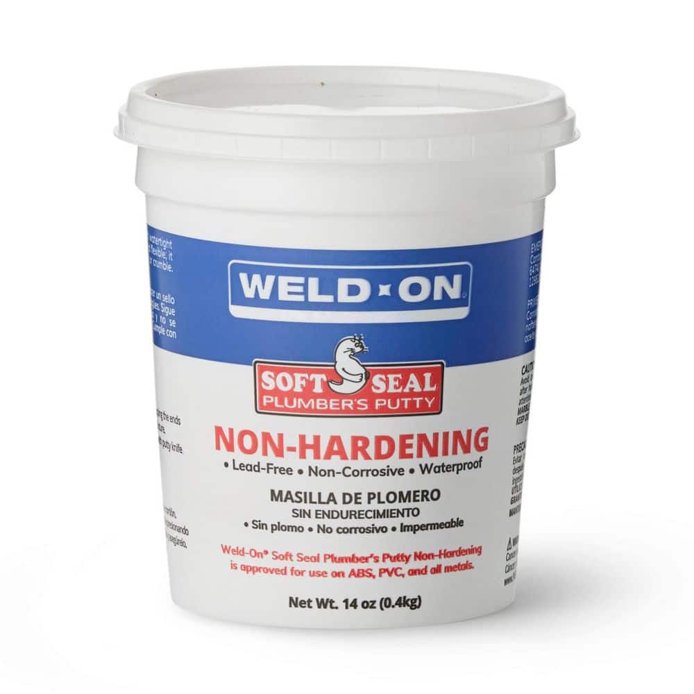 Weld-On SoftSeal Putty 14 oz. Beige 80100R - The Home Depot