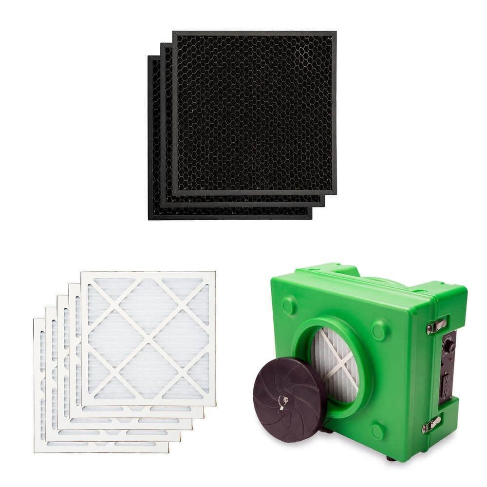 B-Air AS-ACF Air Carbon Filters (3-Pack), AS-PF Air 1 Pre Filter (5 ...