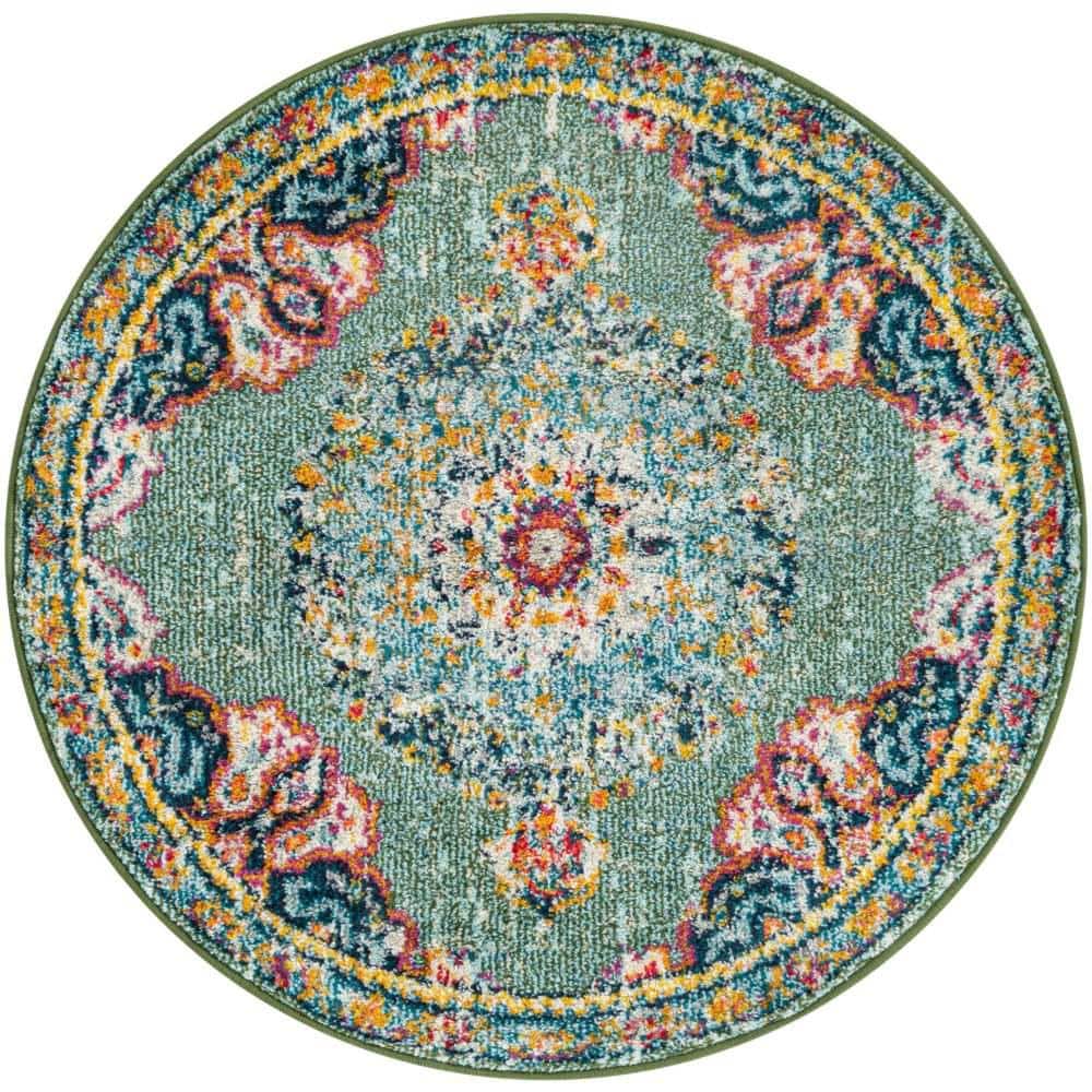 Unique Loom Penrose Alexis Green 3' 3 x 3' 3 Area Rug 3185236 - The ...