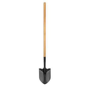 47 in. Wood Handle Carbon Steel Transfer and Digging Shovels, 14-Tine ...