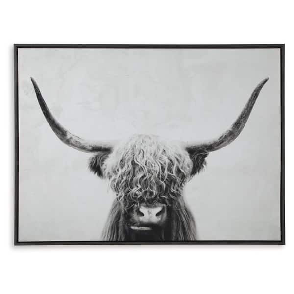Signature DESIGN BY ASHLEY Pancho Framed Highland Cow Art Print 36 in ...