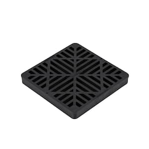 NDS 9 in. Square Catch Basin Drain Grate, Sand Plastic H999S - The Home ...