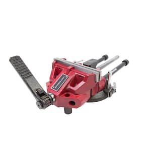 BESSEY 6 in. Heavy-Duty Bench Vise with Swivel Base BV-HD60 - The Home ...