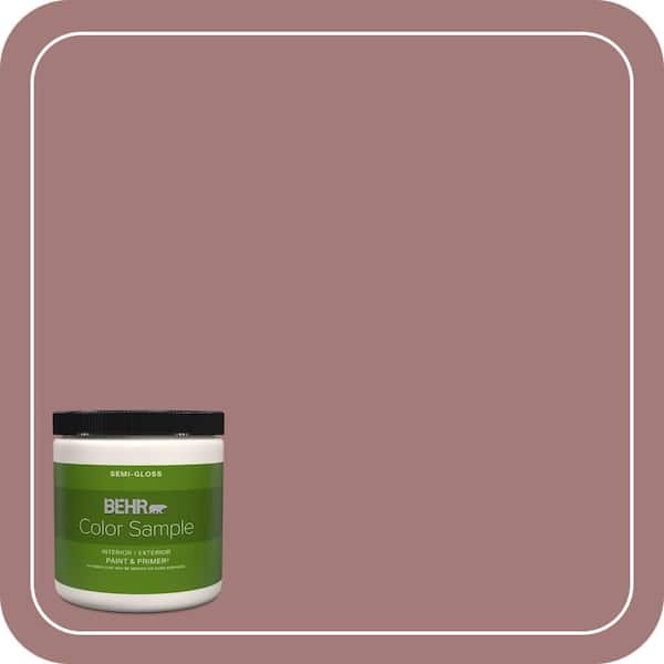 BEHR PREMIUM PLUS 8 oz. #ICC-108 Brandied Apple Semi-Gloss Interior ...