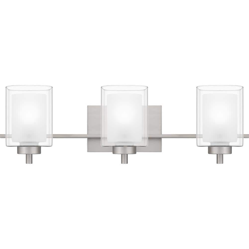 Quoizel Kolt 26 in. 3-Light Brushed Nickel Vanity Light KLT8903BN - The ...
