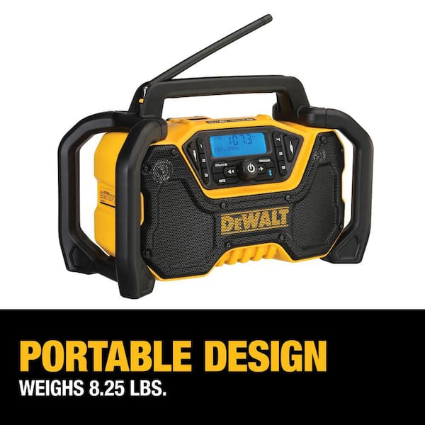 DEWALT 20V MAX Compact Cordless Bluetooth Radio (Tool Only) DCR028B ...