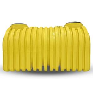 VPC 1000 Gal. Yellow Polyethylene Two Compartment Septic Tank 87-41720 ...