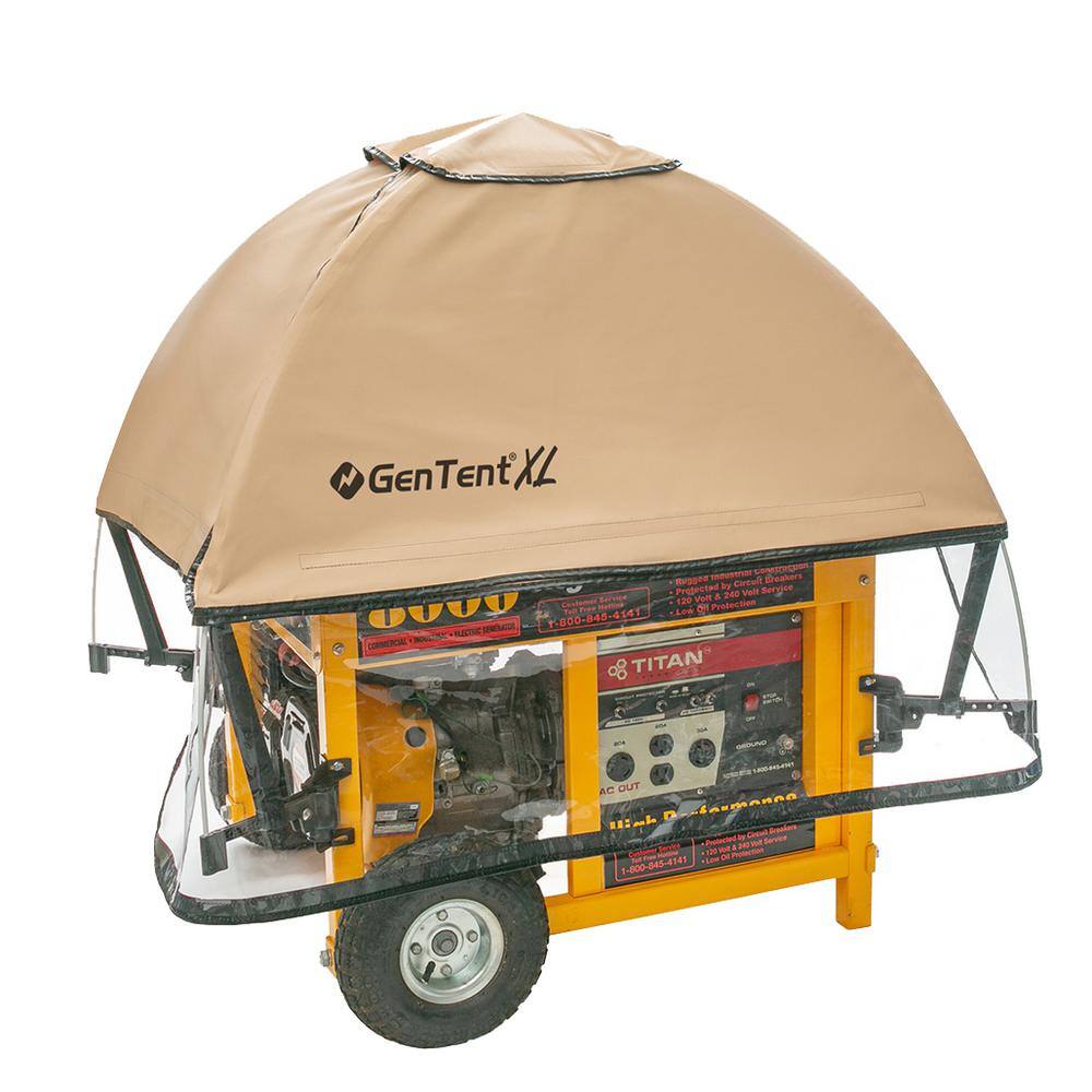 GenTent XL Generator Running Cover - Universal Kit (Standard, Tan ...
