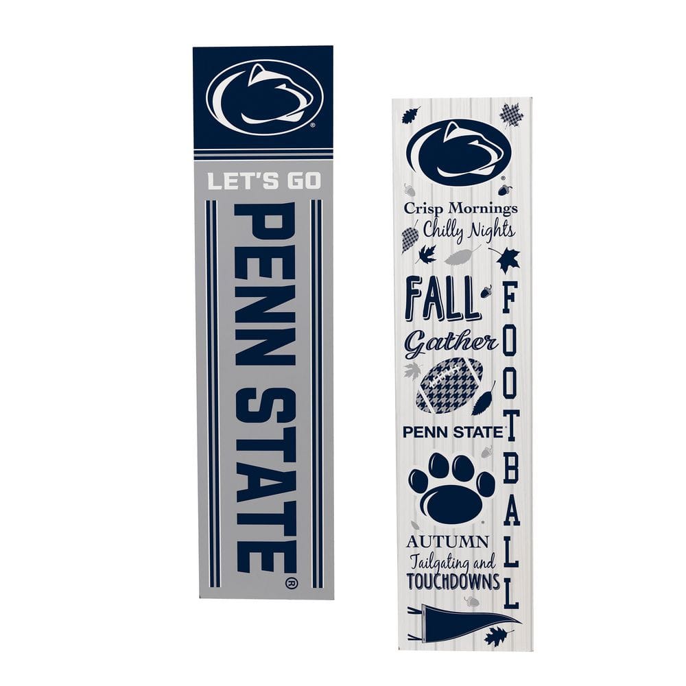 Evergreen 47 in. Double-Sided Leaner Fall Seasonal Porch Sign, Penn ...