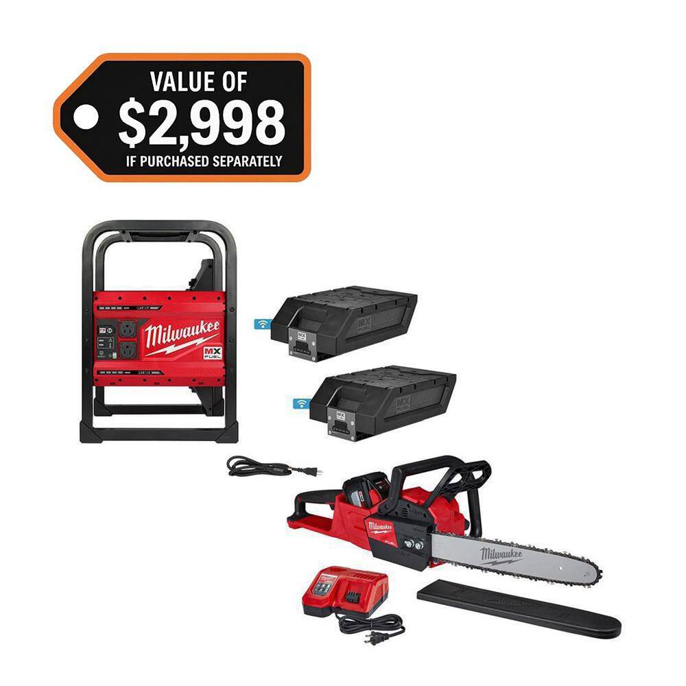 Milwaukee MX FUEL 3600-Watt/1800-Watt Lithium-Ion Push Start Portable ...