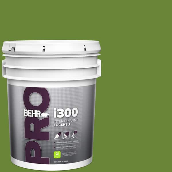 BEHR PRO 5 gal. #P370-7 Sun Valley Eggshell Interior Paint PR33305 ...