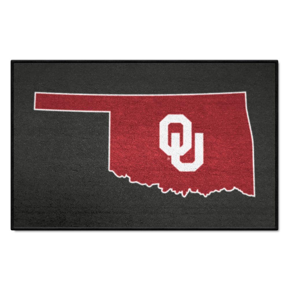 FANMATS Oklahoma Sooners Starter Mat Accent Rug - 19in. x 30in. 36461 ...
