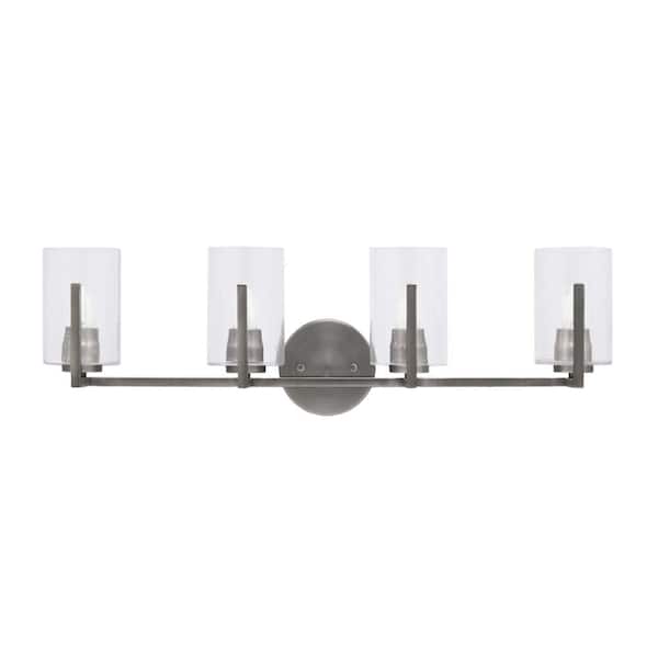 Cottonwood 29 in. 4-Light Graphite Vanity Light 4R51R4GP300 - The Home ...