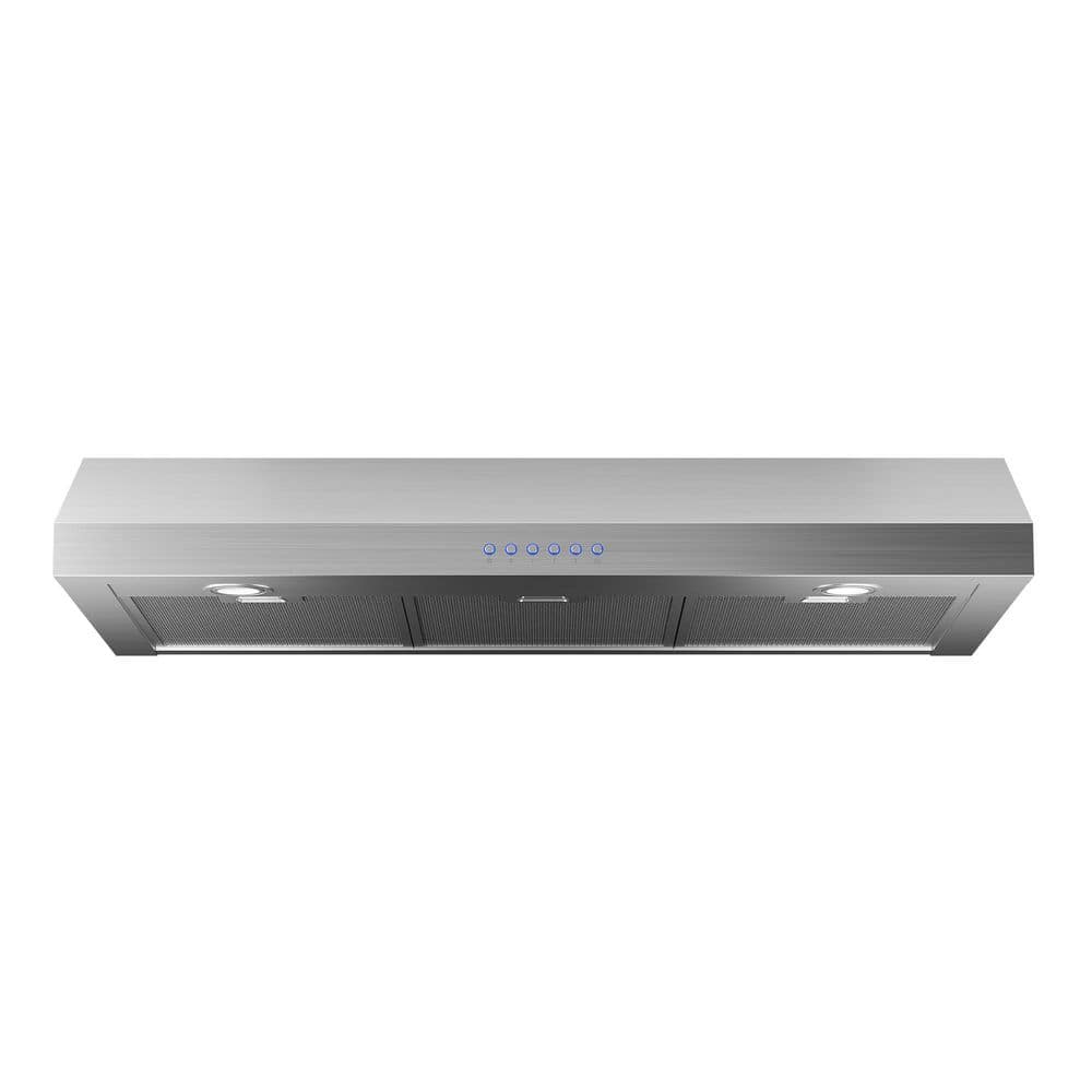 Throes 36 in. 900 CFM Ducted Under Cabinet Range Hood in Stainless ...