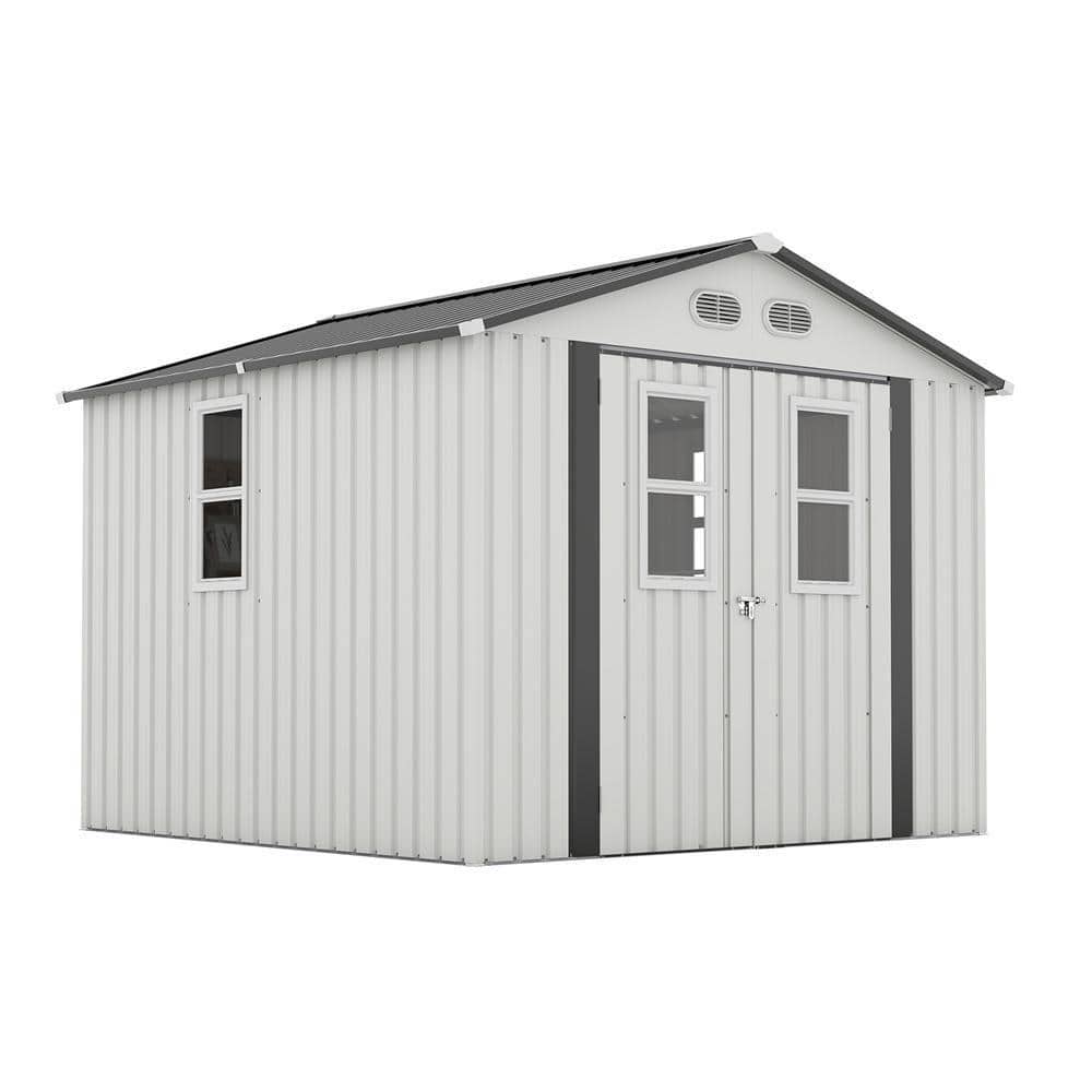 Have a question about Zeus & Ruta 8 ft. W x 8 ft. D Metal Shed with 4 ...