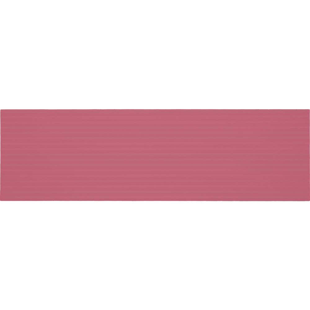 Daltile Stencil Berry 4 in. x 12 in. Glazed Porcelain Linear Floor and ...