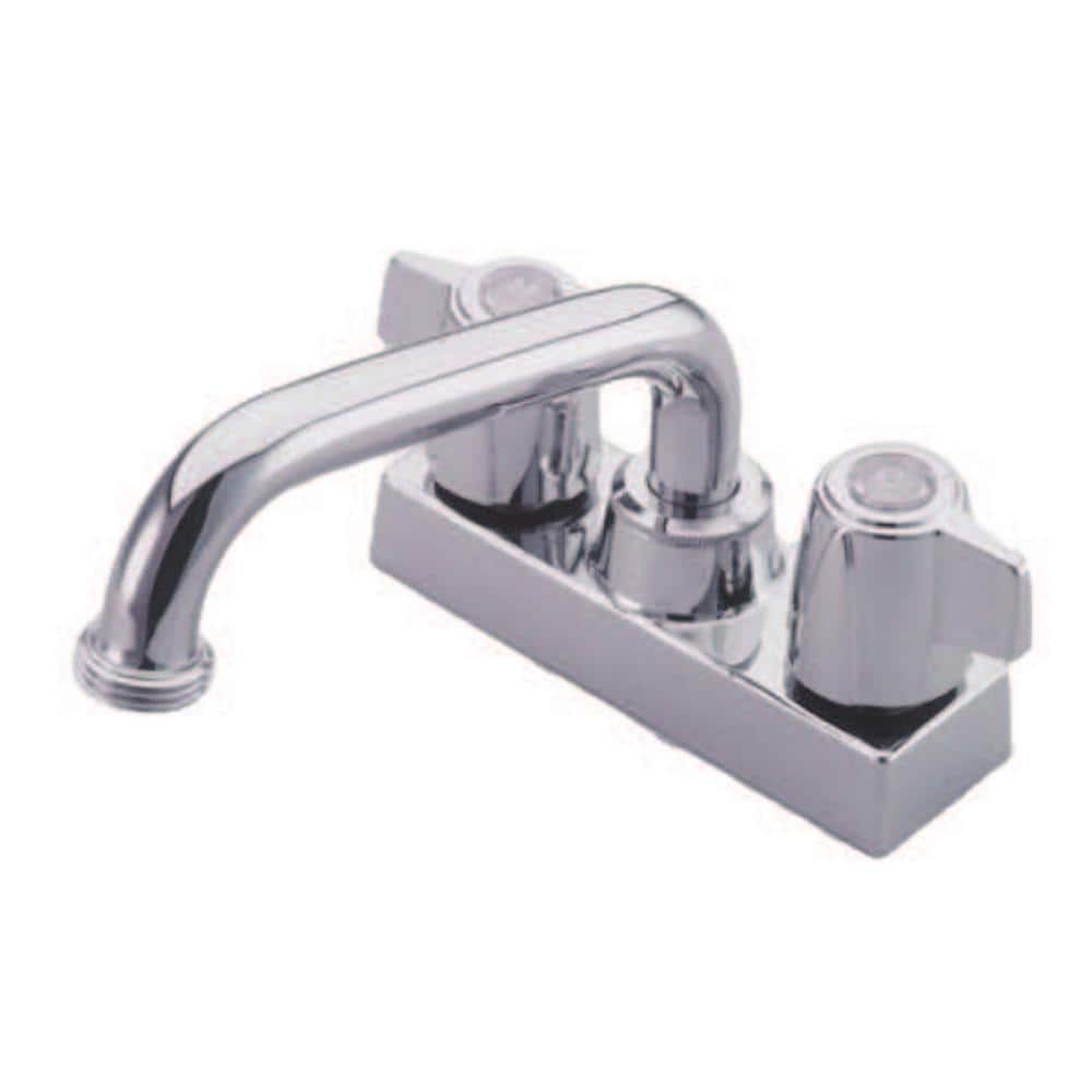 Kingston Brass 2-Handle Laundry and Utility Faucet in Polished Chrome ...